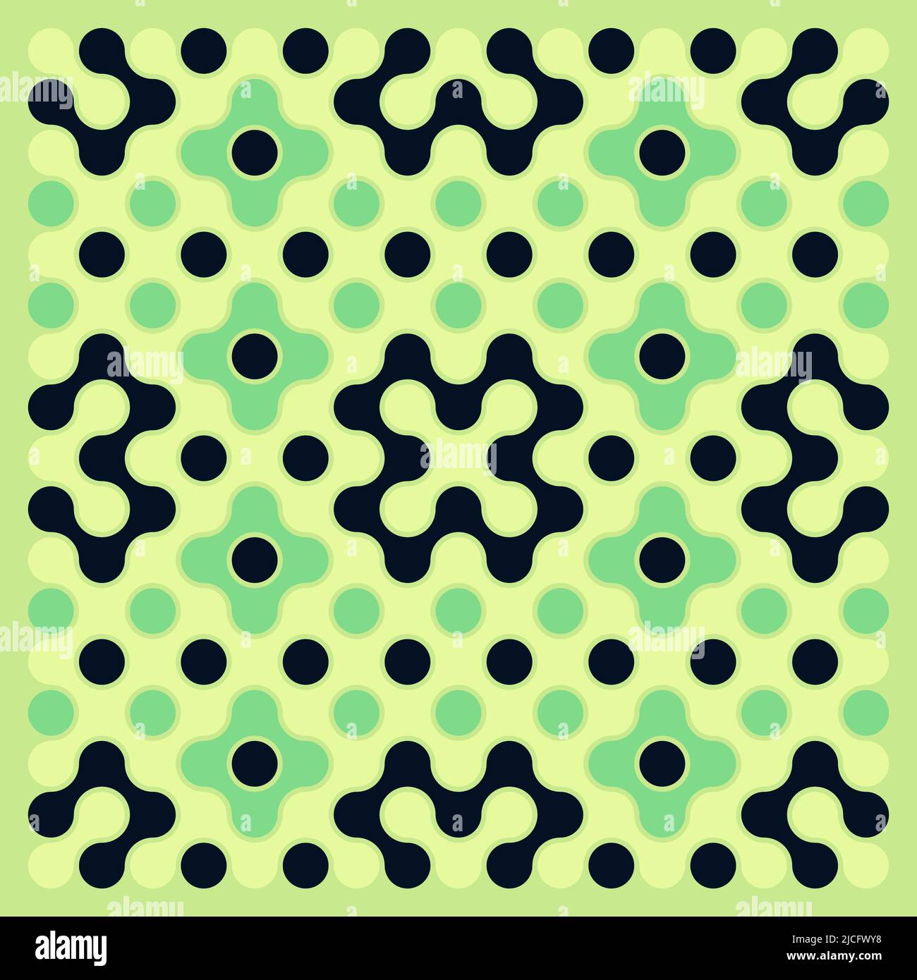 Random color rounded truchet tiling illustration Stock Vector Image ...