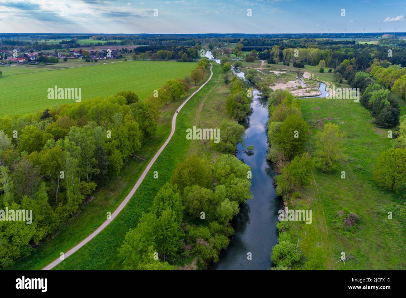 Spree renaturation in the Vorspreewald Stock Photo - Alamy