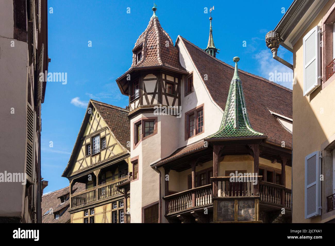 France, Alsace, Colmar, old town, Maison Pfister Stock Photo - Alamy
