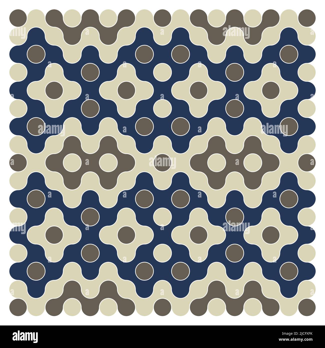 Random color rounded truchet tiling illustration Stock Vector Image ...