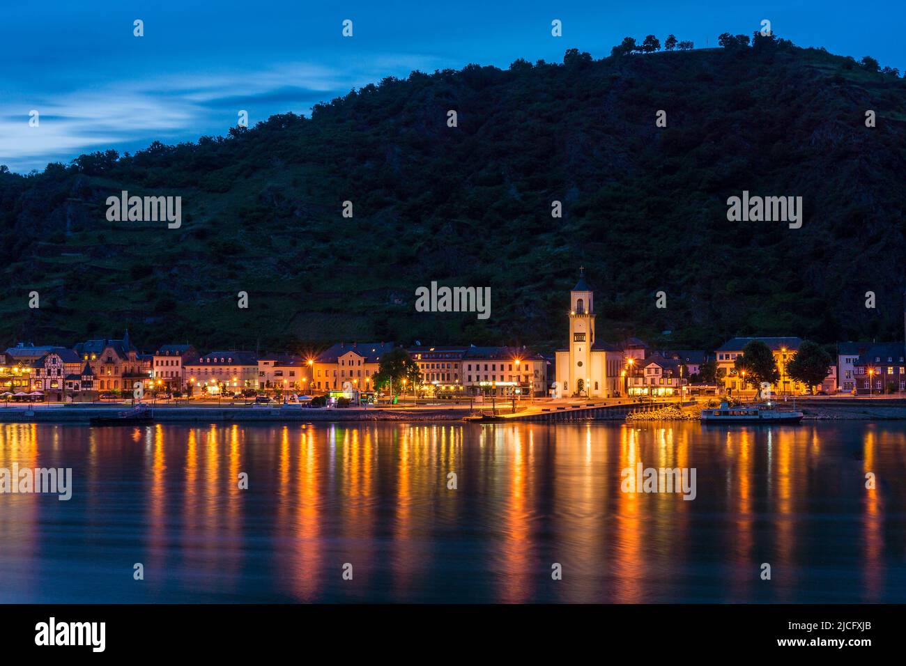 Loreley town st goarshausen hi-res stock photography and images - Alamy