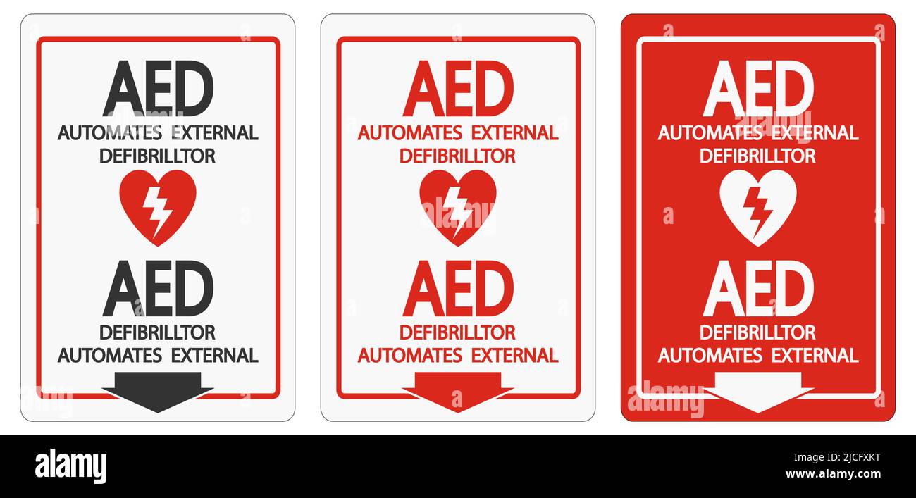 Symbol AED Sign label on white background Stock Vector Image & Art - Alamy