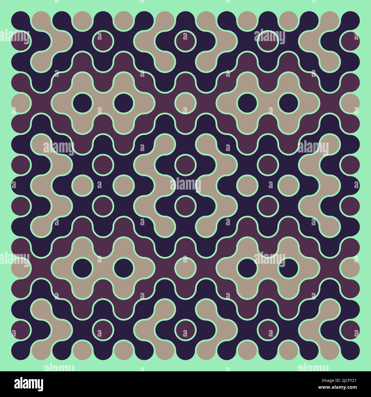 Random color rounded truchet tiling illustration Stock Vector Image ...