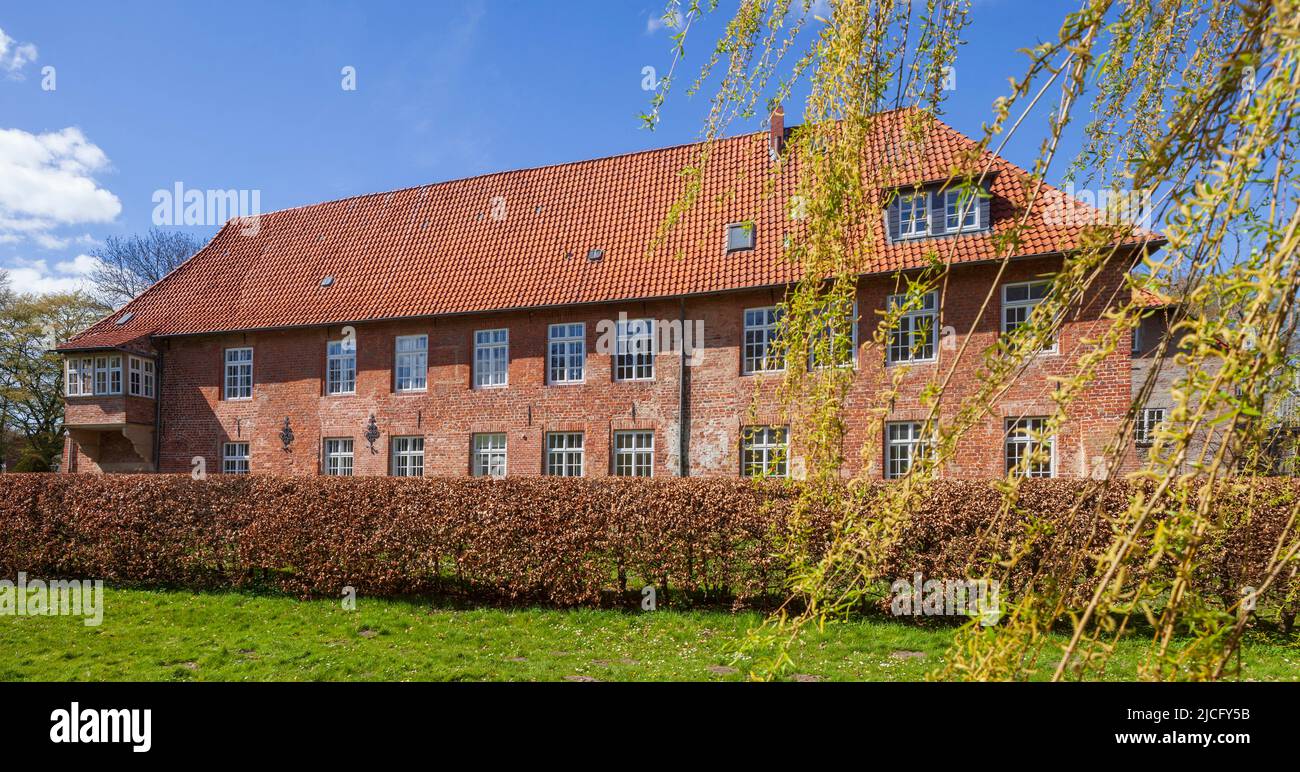 Medieval moated castle Blomendal in Bremen-Blumenthal, Bremen, Germany ...