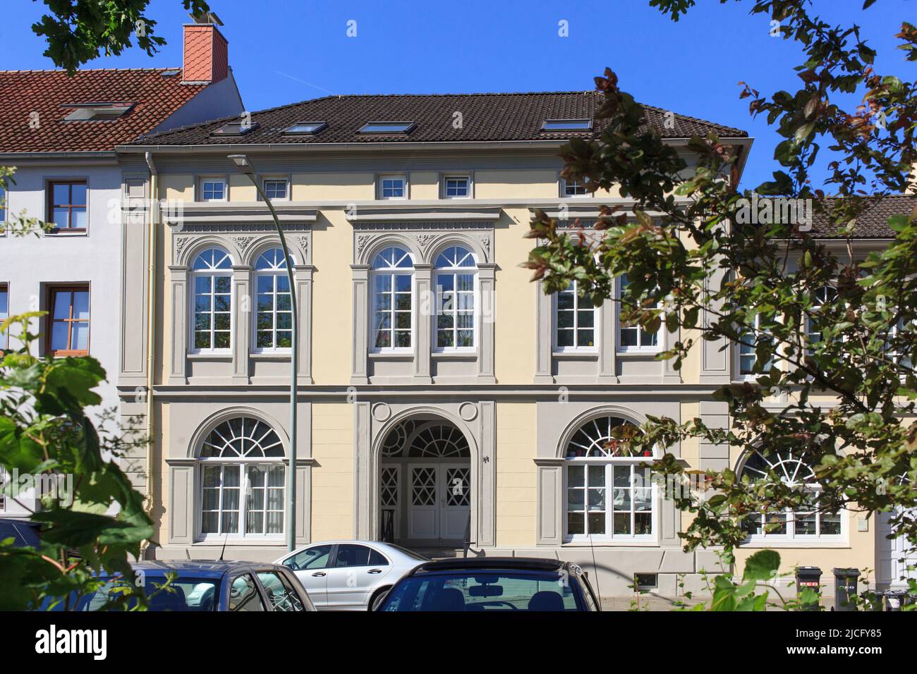 Former Police House, Bremerhaven, Bremen, Germany, Europe Stock Photo ...