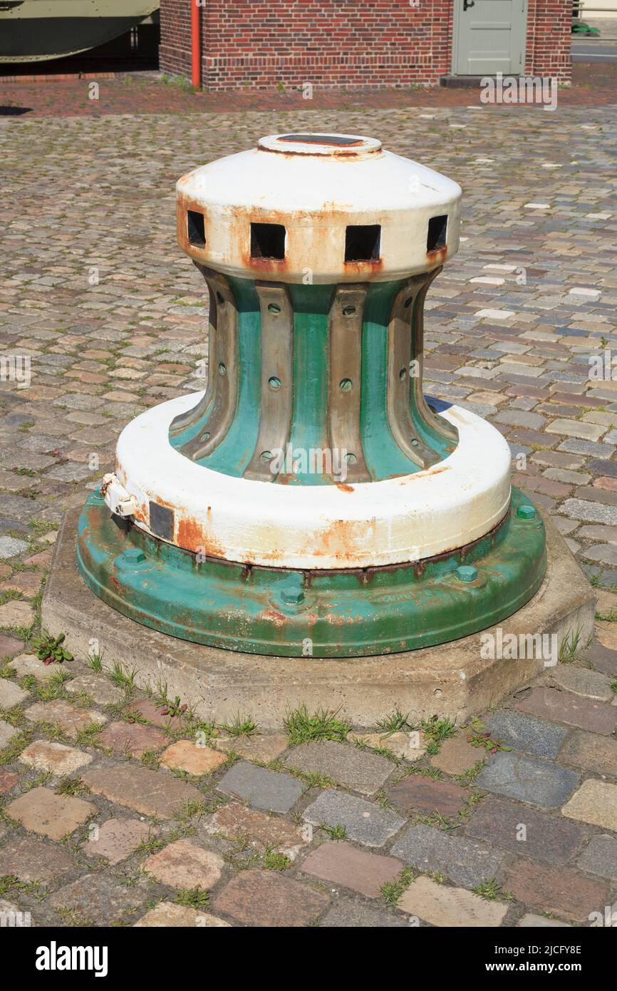 Old ship bollard, Bremerhaven, Bremen, Germany, Europe Stock Photo - Alamy