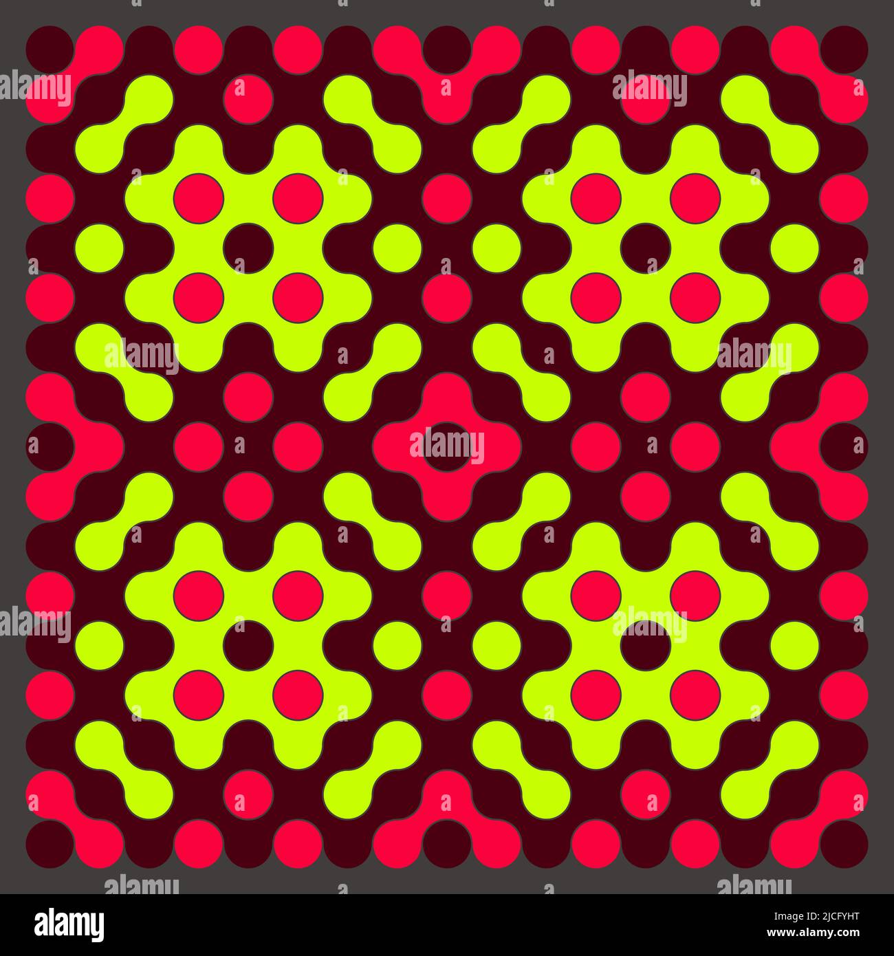 Random color rounded truchet tiling illustration Stock Vector Image ...