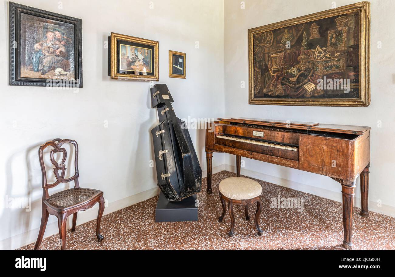 Italy Veneto Istrana (Tv ) Villa Lattes (1715) by Giorgio Massari Stock ...