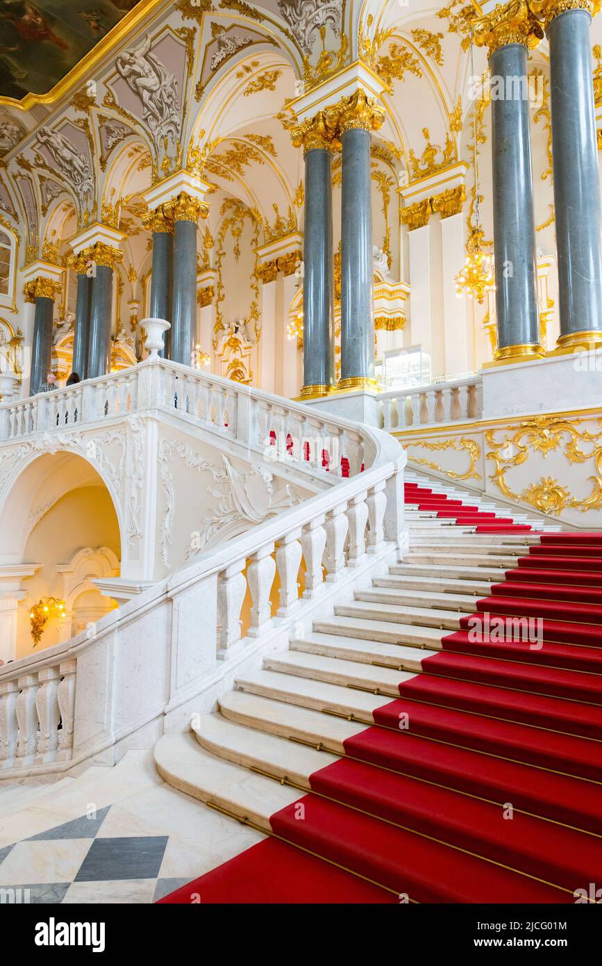 The Jordan Staircase, Winter Palace, State Hermitage Museum, Saint ...