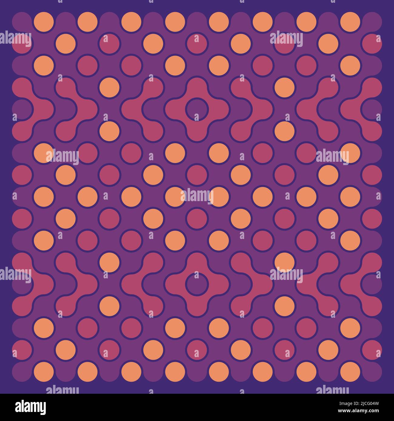 Random color rounded truchet tiling illustration Stock Vector Image ...