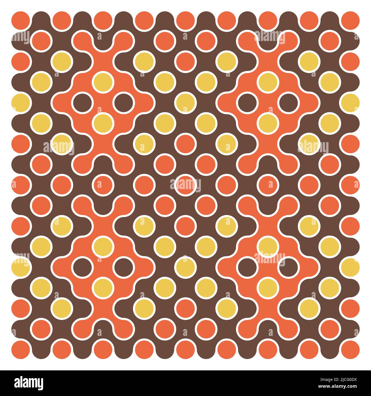 Random color rounded truchet tiling illustration Stock Vector Image ...