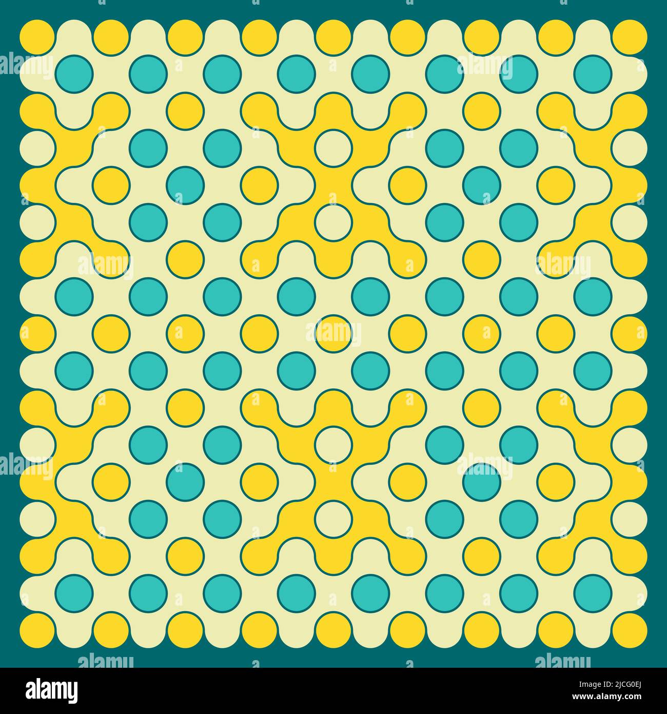 Random color rounded truchet tiling illustration Stock Vector Image ...