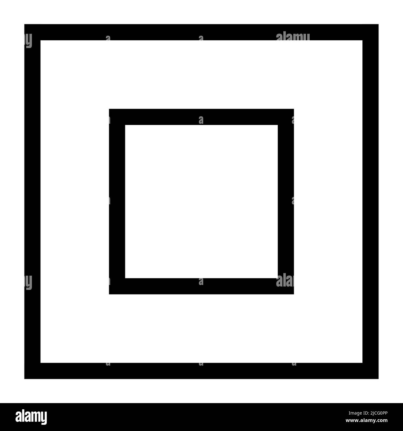 Class II Equipment Symbol Sign, Vector Illustration, Isolate On White ...