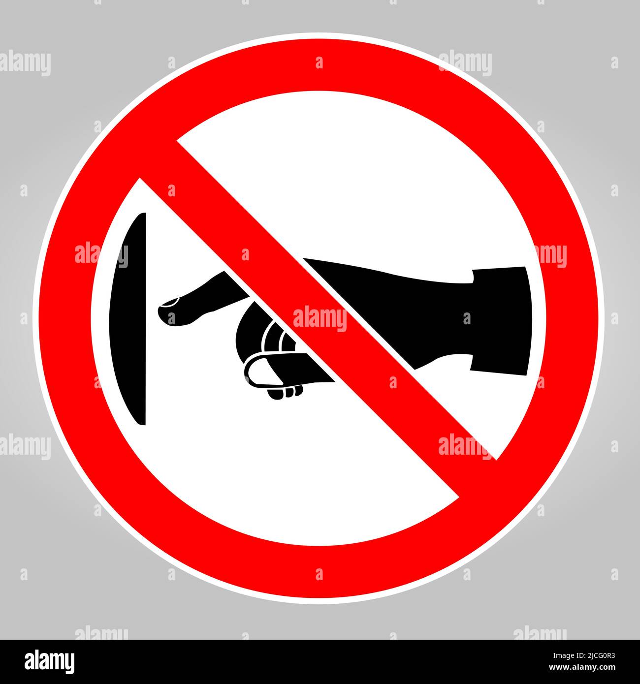 Reaching prohibition hi-res stock photography and images - Alamy