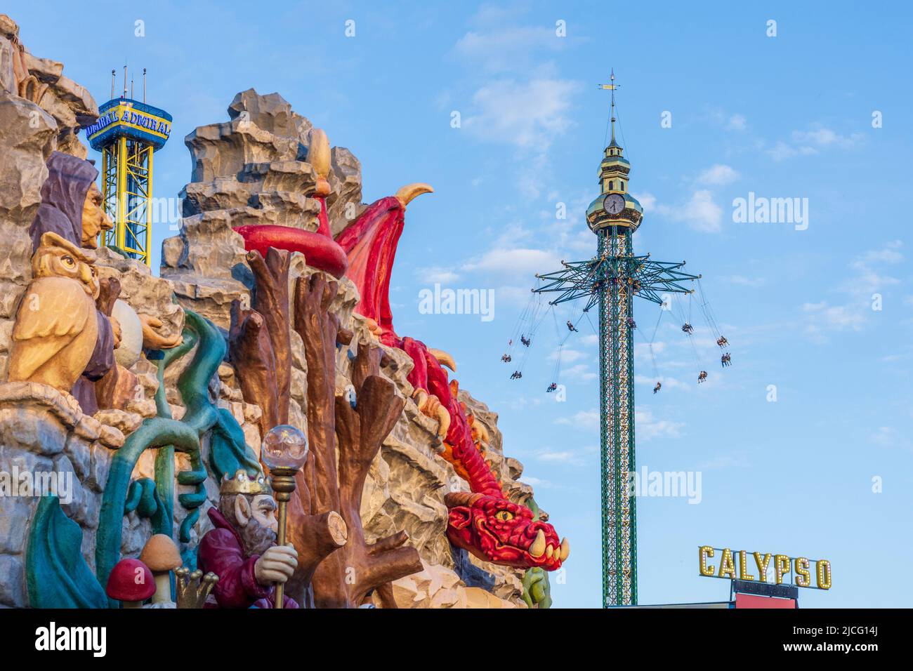 Prater amusement park wurstelprater hi-res stock photography and images ...