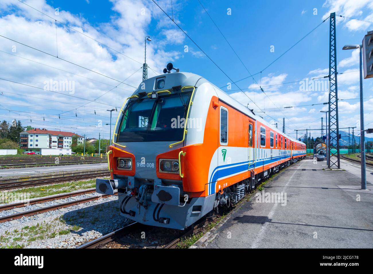 Rail diagnostic train in freilassing station in bavaria hi-res stock ...