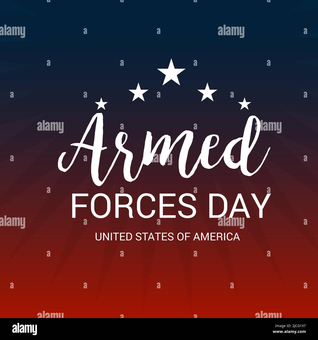 Vector illustration of Armed forces day Stock Photo - Alamy