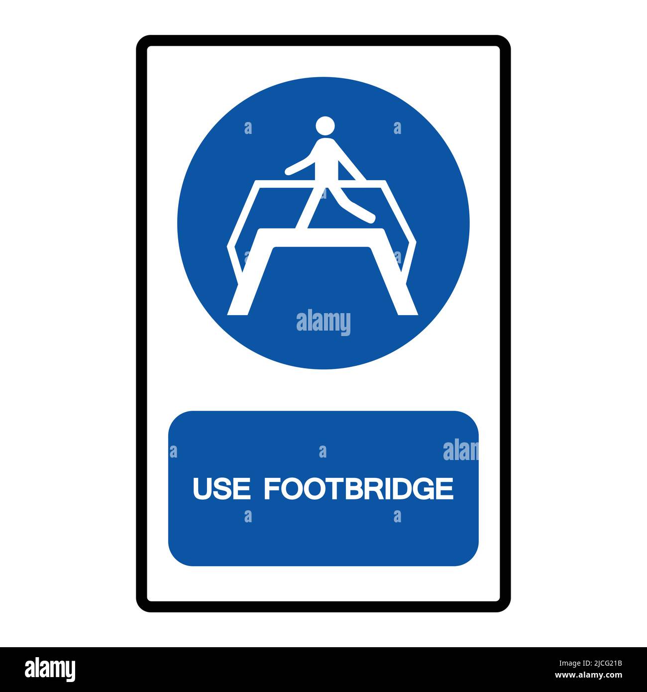 Use Footbridge Symbol Sign Isolate on White Background,Vector ...