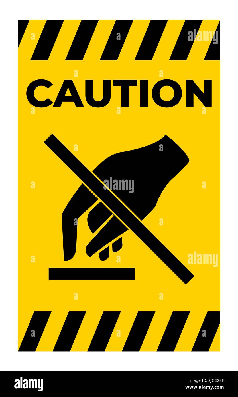 Do Not Touch Symbol Stock Vector Image & Art - Alamy