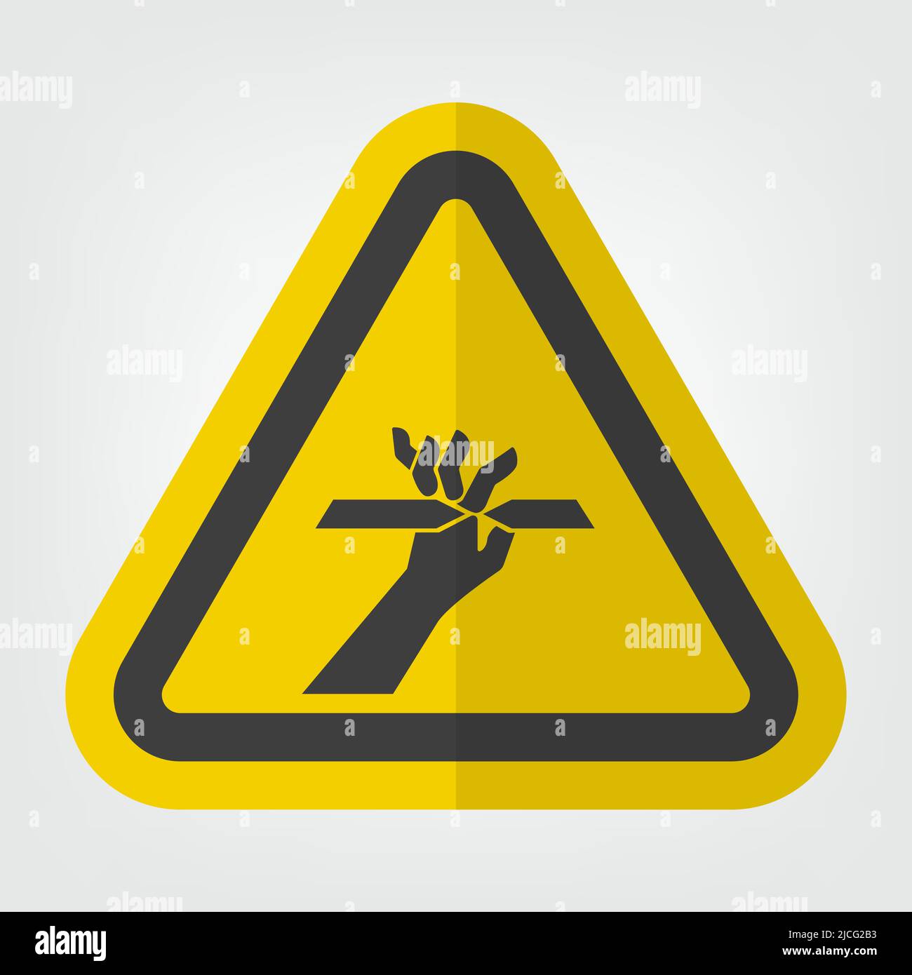 Cutting of Fingers Symbol Sign Isolate On White Background,Vector ...