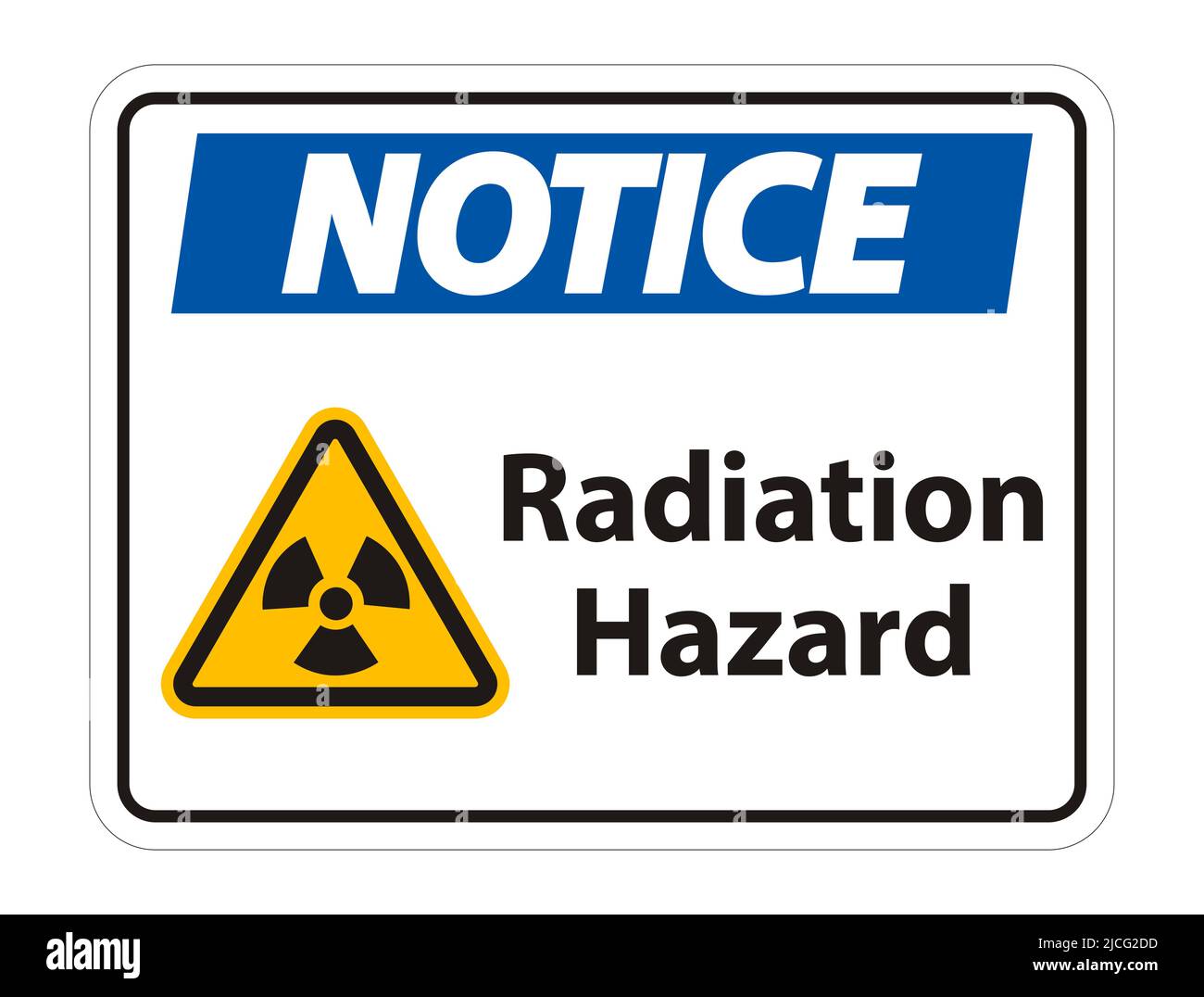 Radiation Hazard Symbol Sign Isolate On White Background,Vector ...