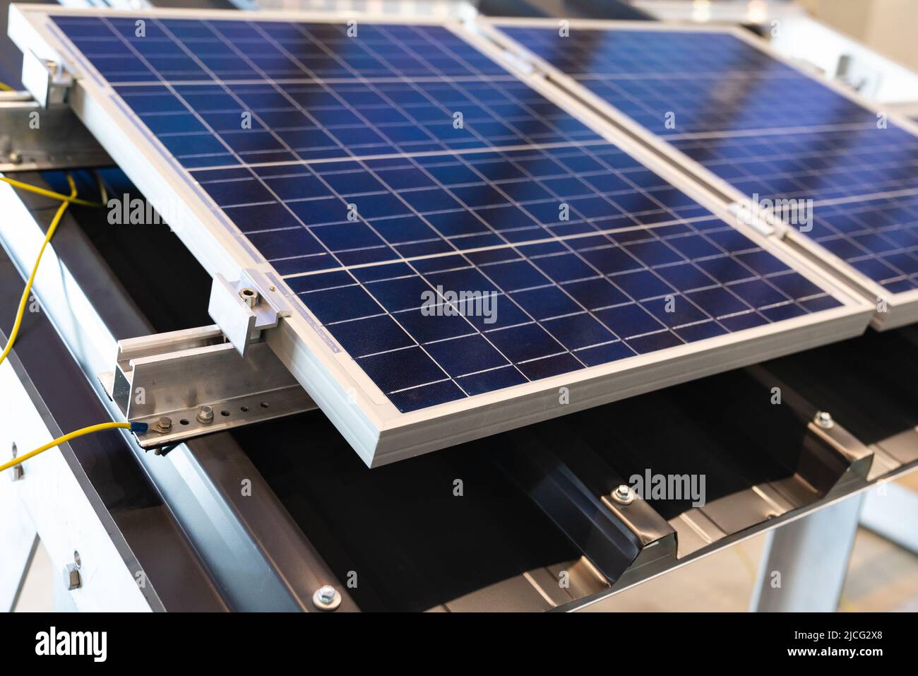 Close up of a solar panel Stock Photo - Alamy