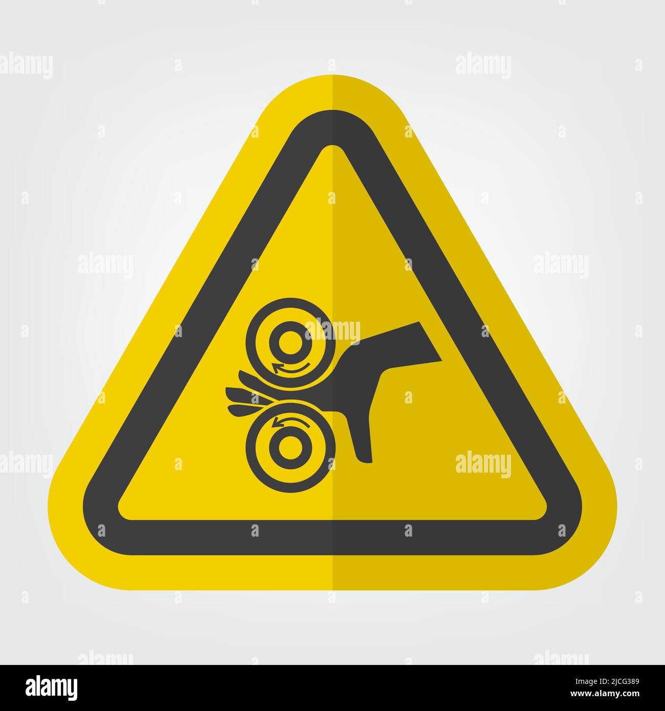 Hand Entangle Left Symbol Sign Isolate On White Background,Vector ...