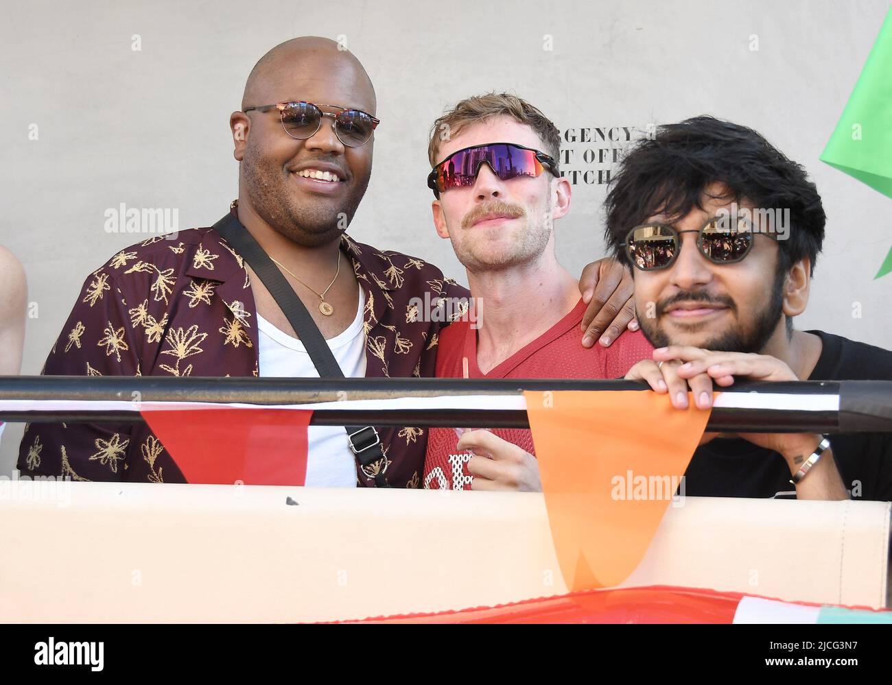 Los Angeles, USA. 12th June, 2022. (L-R) Torian Miller, Zane Phillips ...