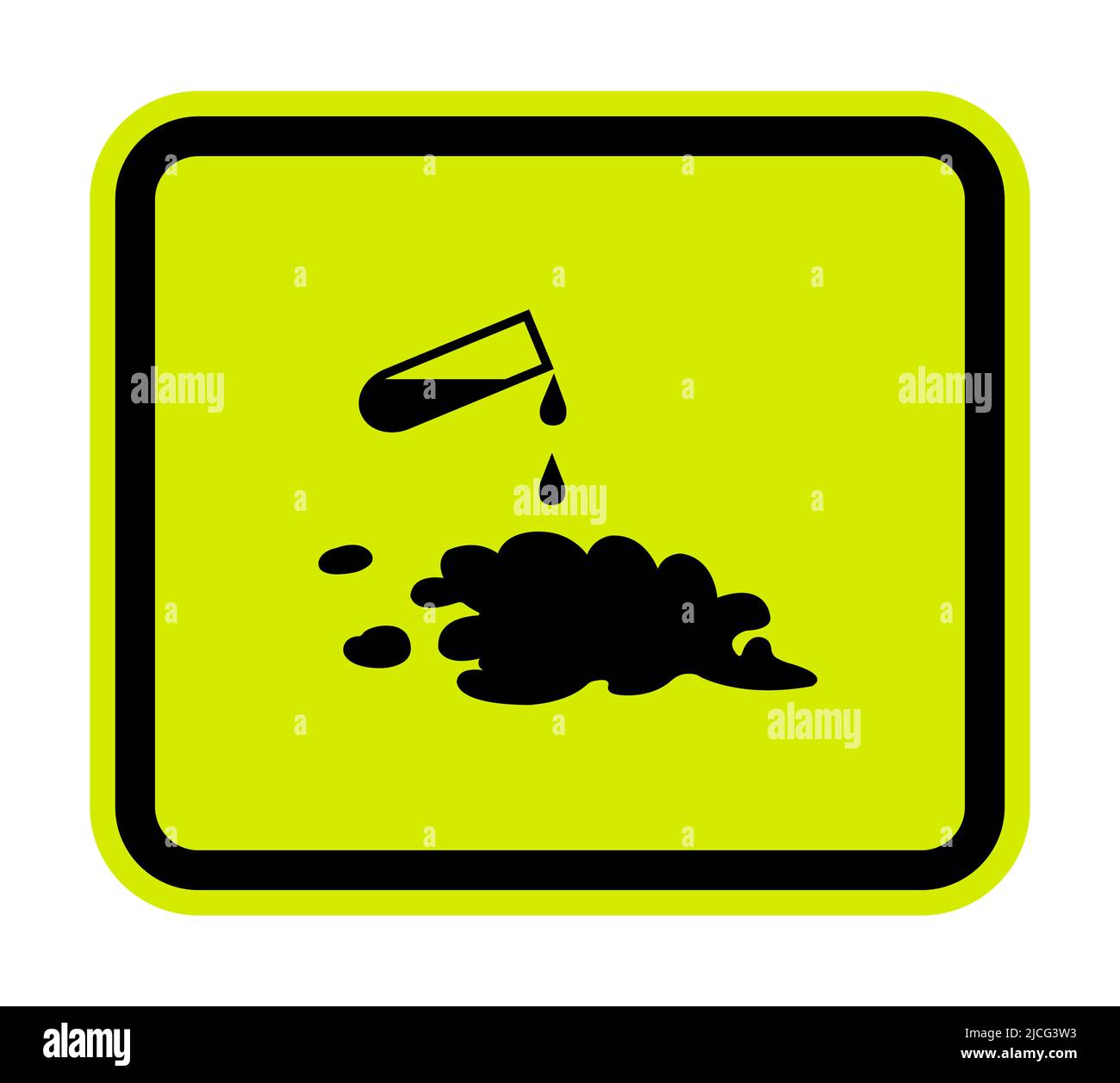 Chemical Spill Clip Art Beware Chemical Spill Symbol Sign Isolate On