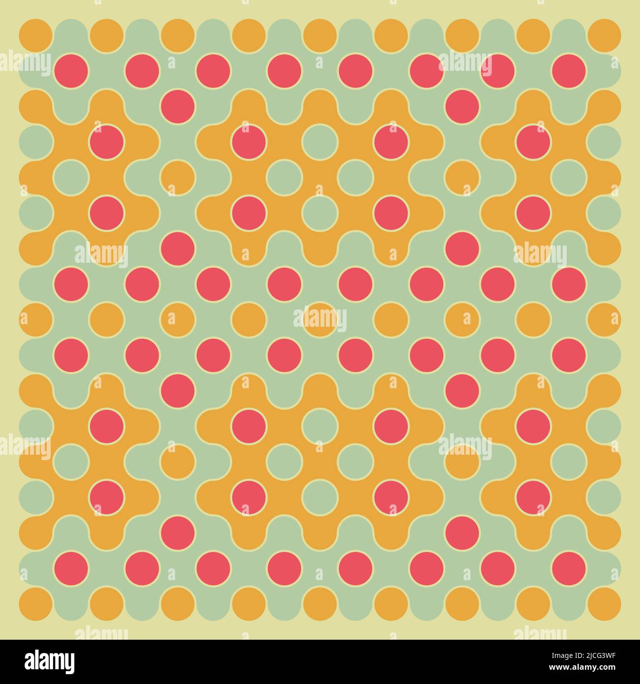Random color rounded truchet tiling illustration Stock Vector Image ...