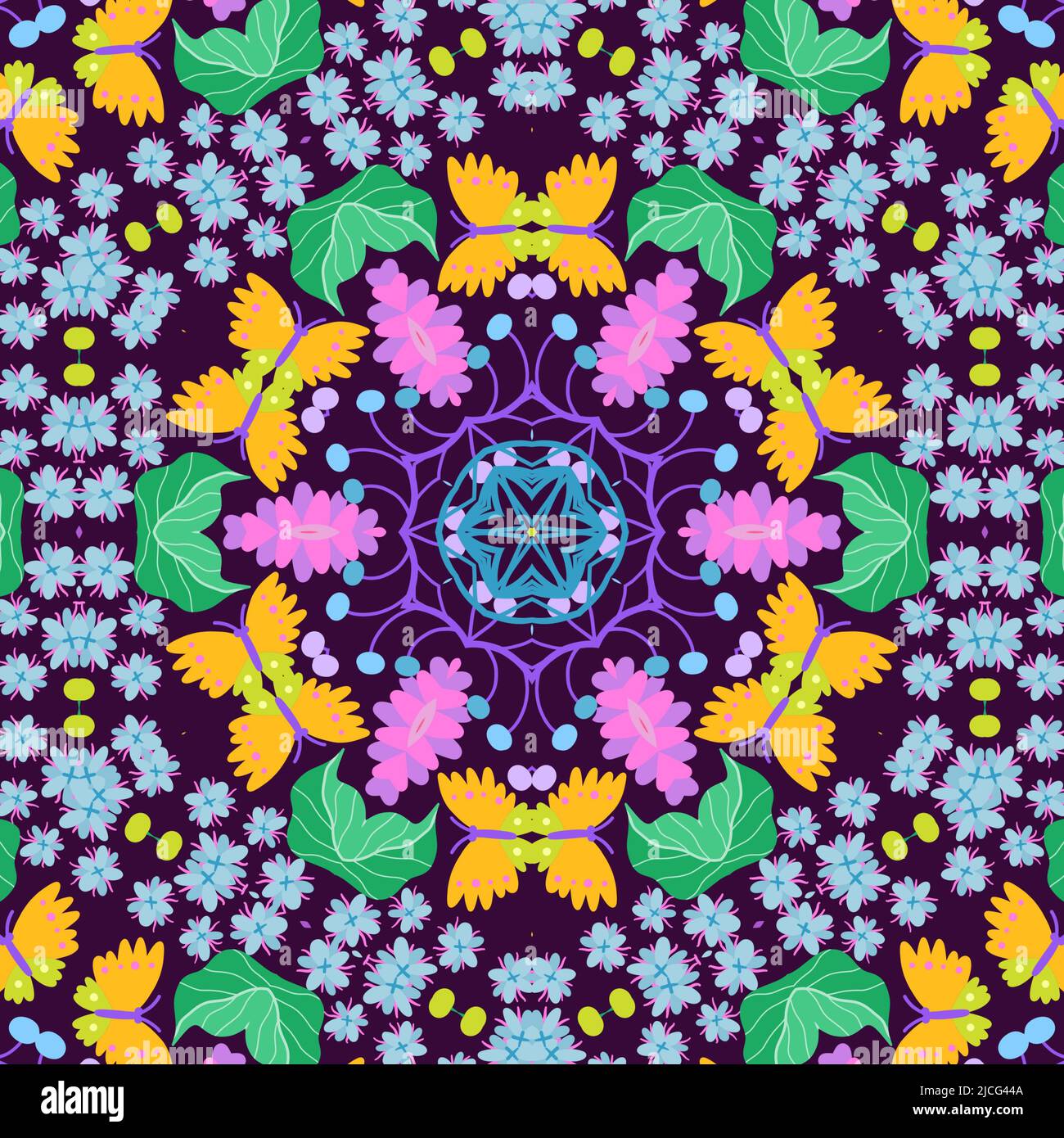 Abstract Computer generated Fractal design. A fractal is a never-ending ...