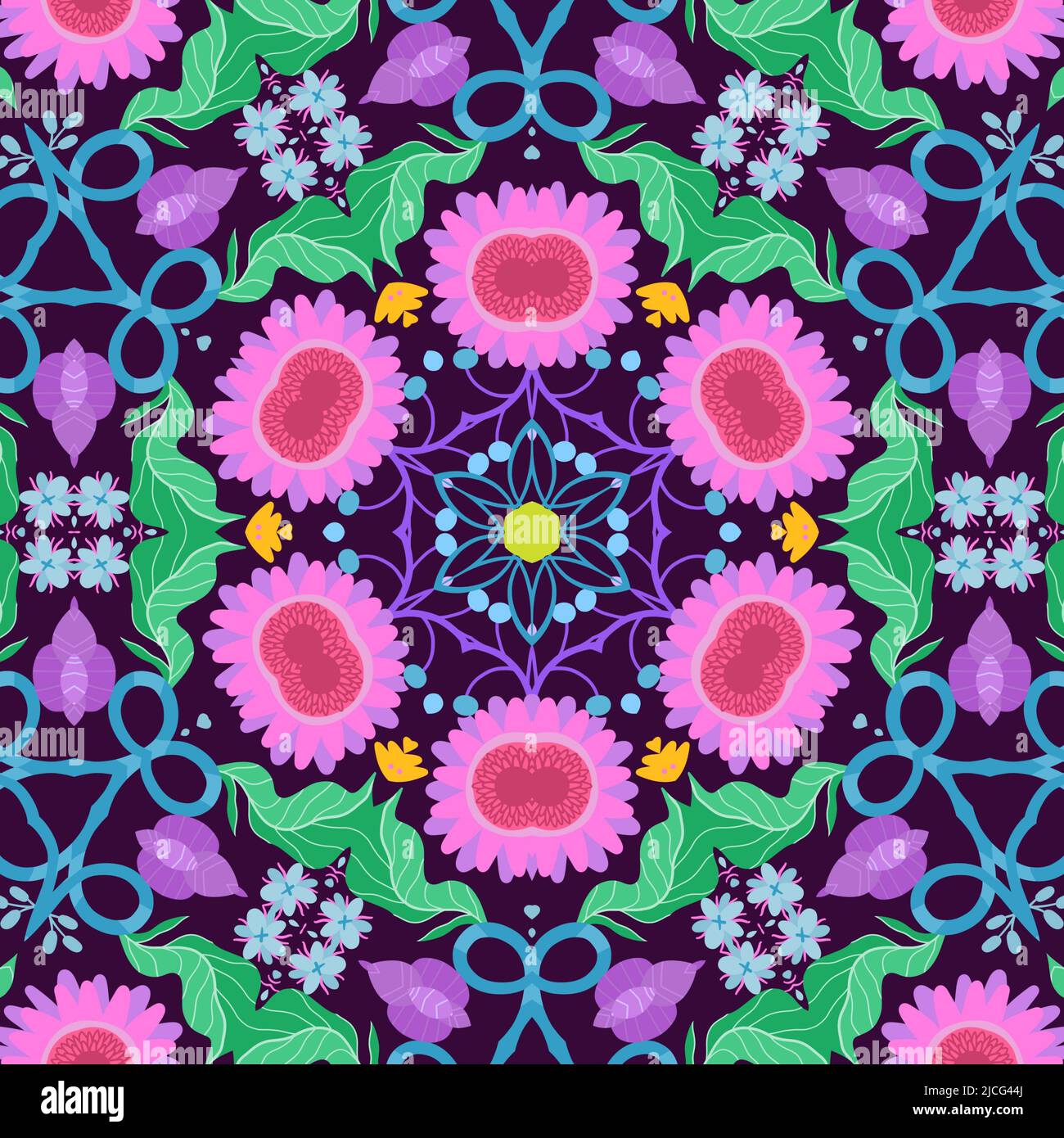 Abstract Computer generated Fractal design. A fractal is a never-ending ...