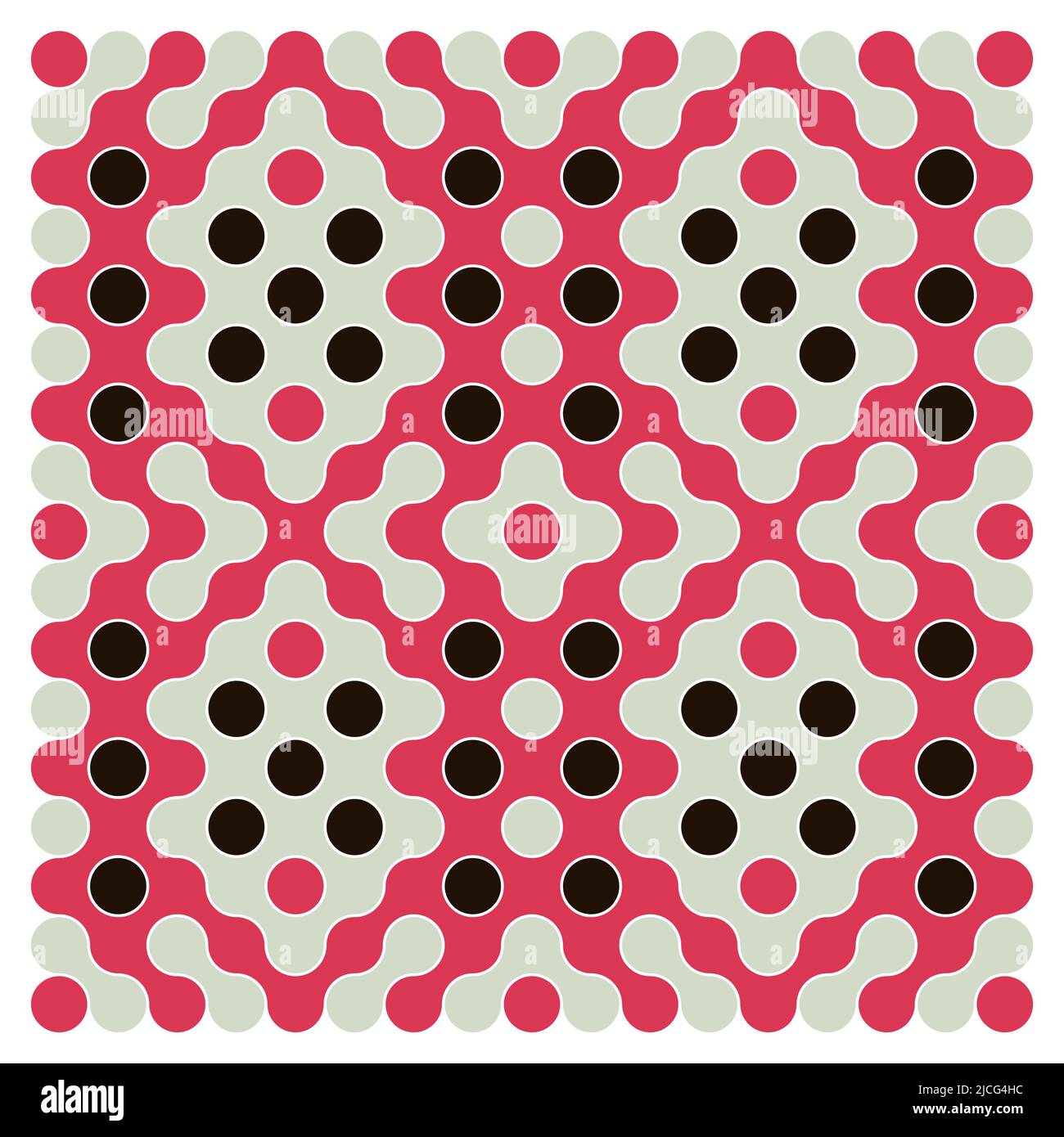Random color rounded truchet tiling illustration Stock Vector Image ...