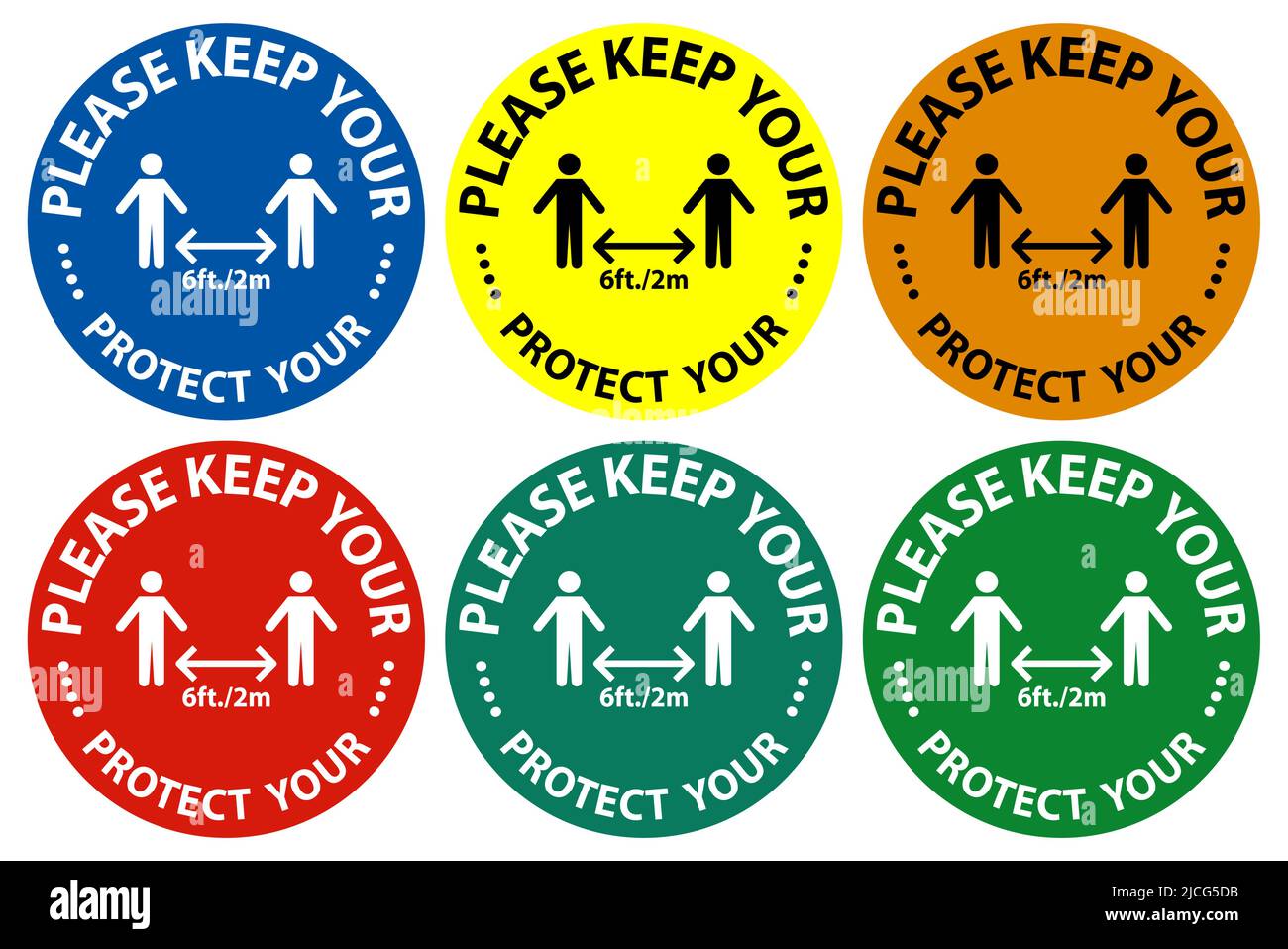 Please keep your distance,Protect your social Distancing Sign Isolate ...