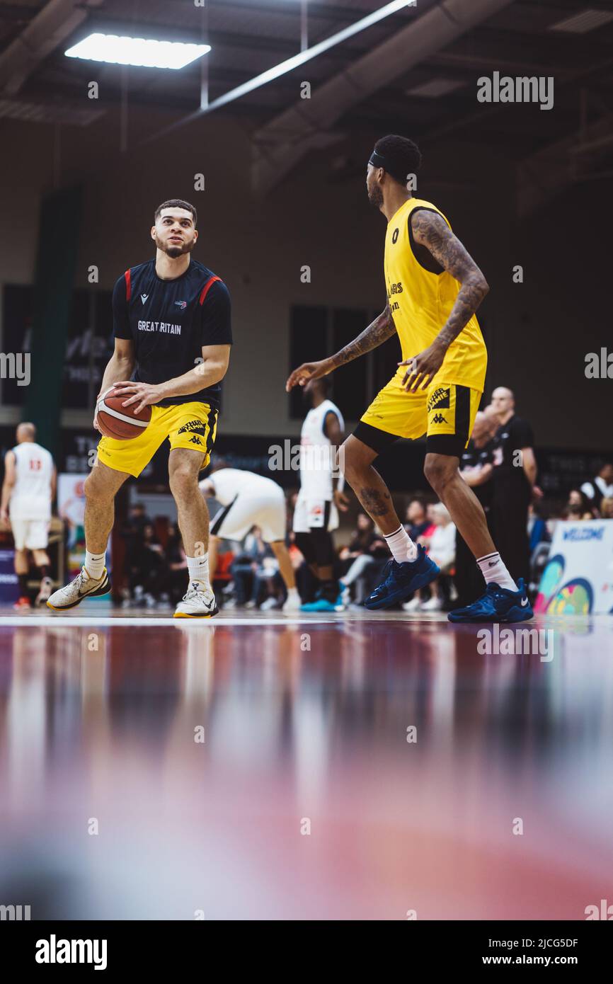 Testimonional match for Leiccester Riders' coach Rob Paternostro. BBL ...