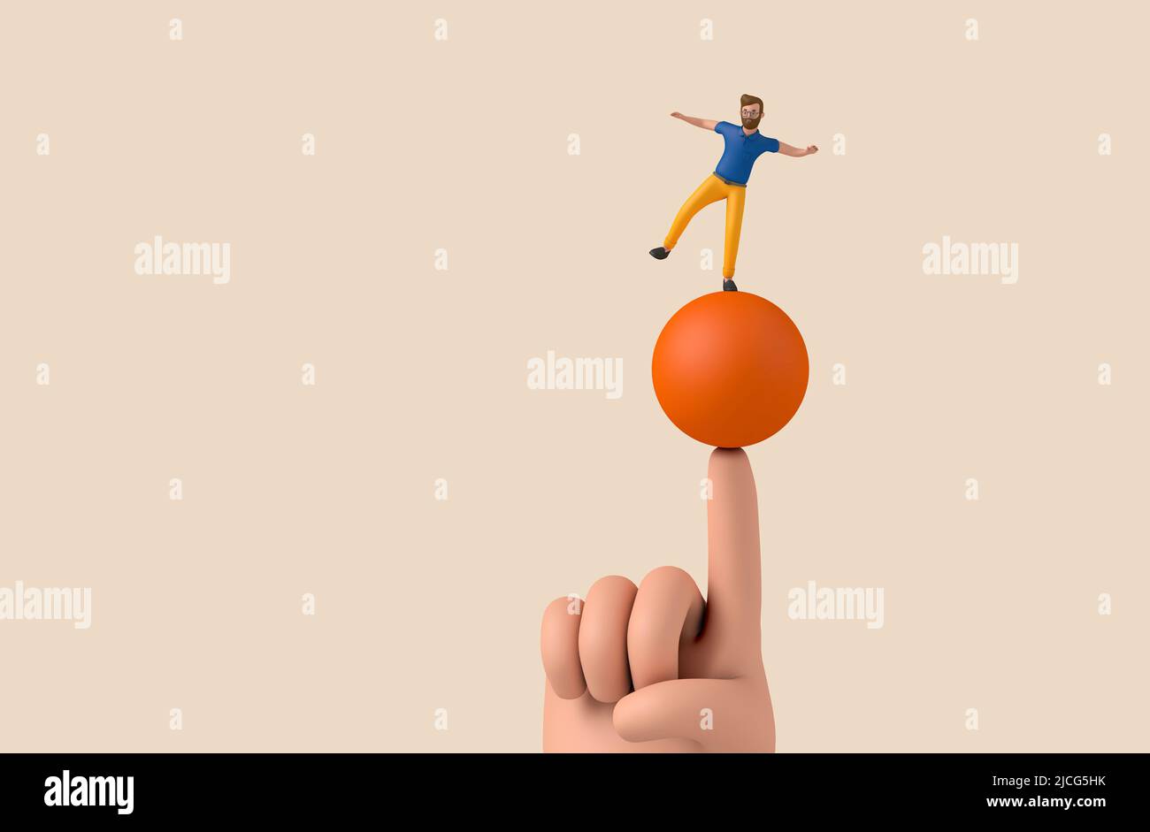 Finger character hi-res stock photography and images - Alamy