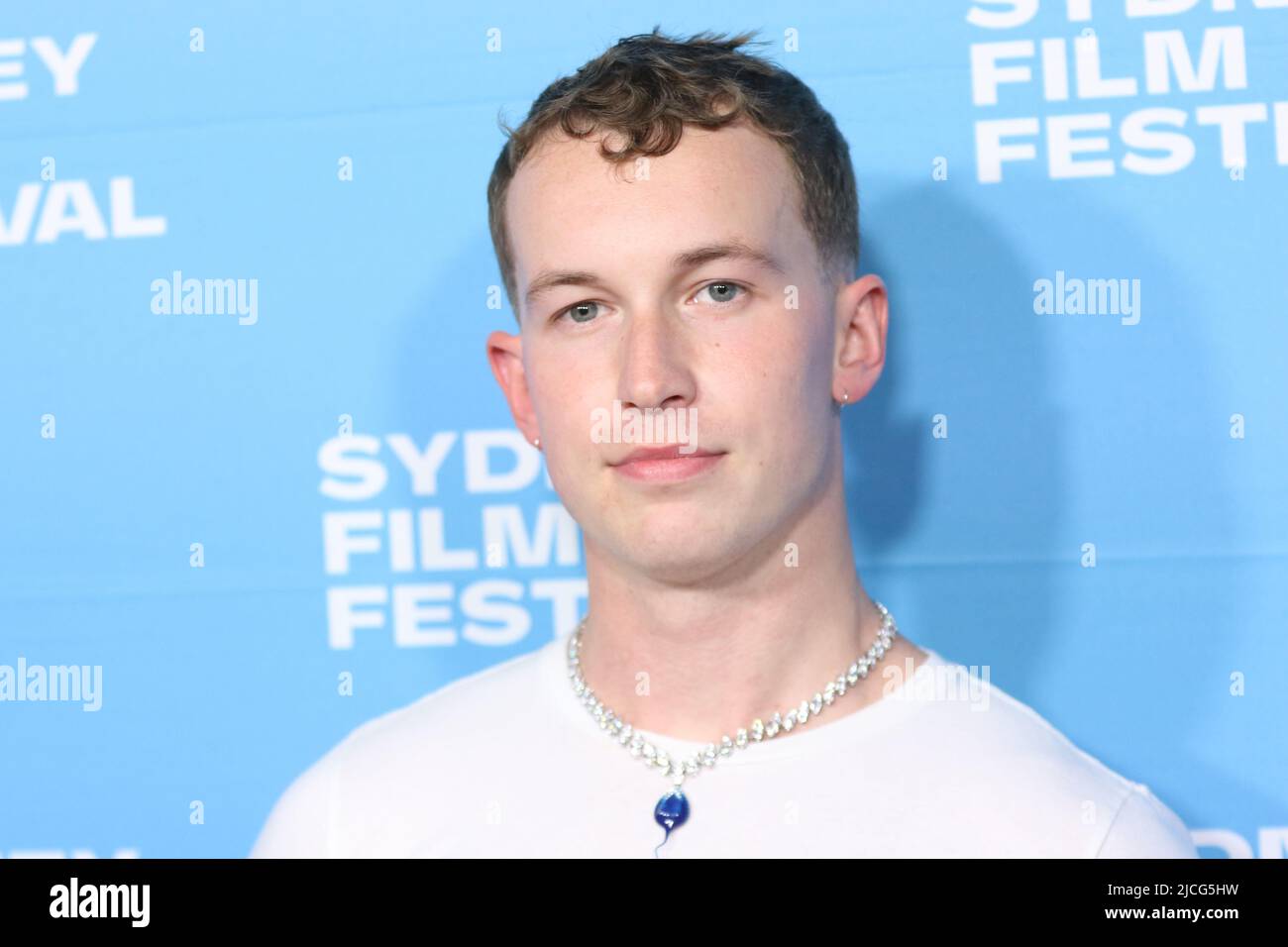 Sydney, Australia. 13th June 2022. Cast member Josh Lavery arrives on ...