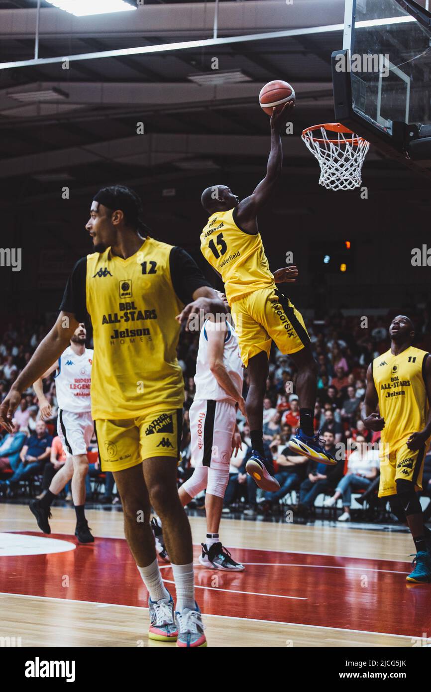 Testimonional match for Leiccester Riders' coach Rob Paternostro. BBL ...