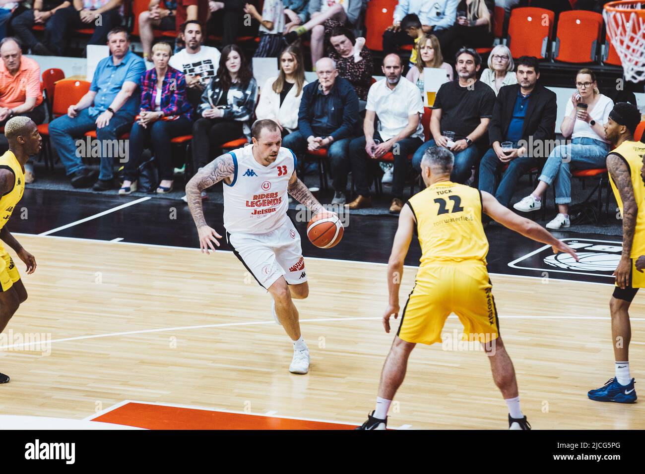 Testimonional match for Leiccester Riders' coach Rob Paternostro. BBL ...