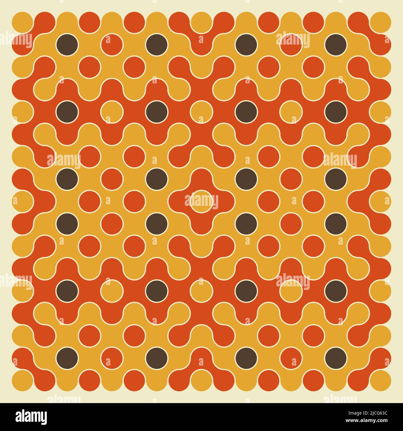 Random color rounded truchet tiling illustration Stock Vector Image ...