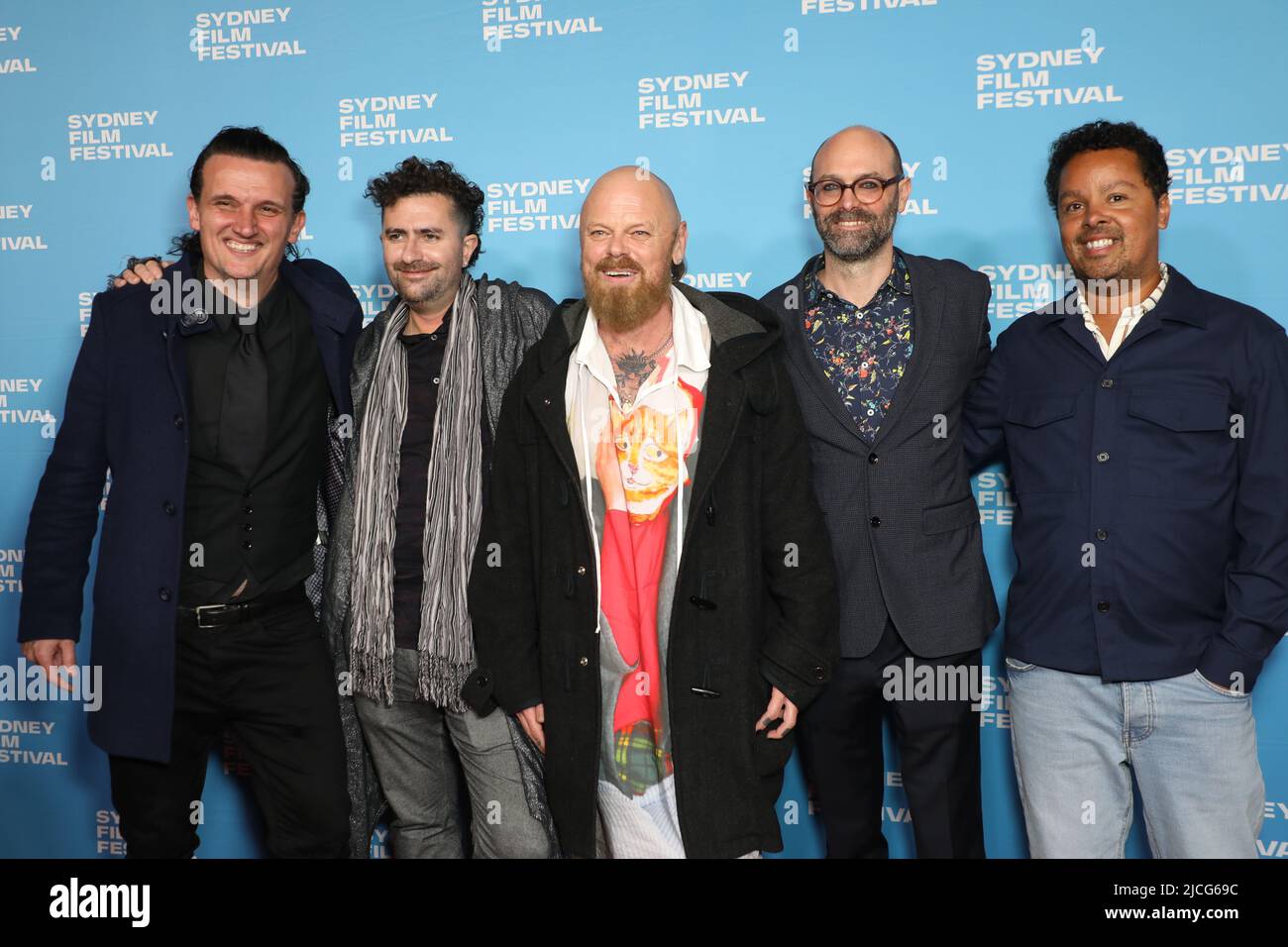 Sydney, Australia. 13th June 2022. Cast and crew from the film arrive ...