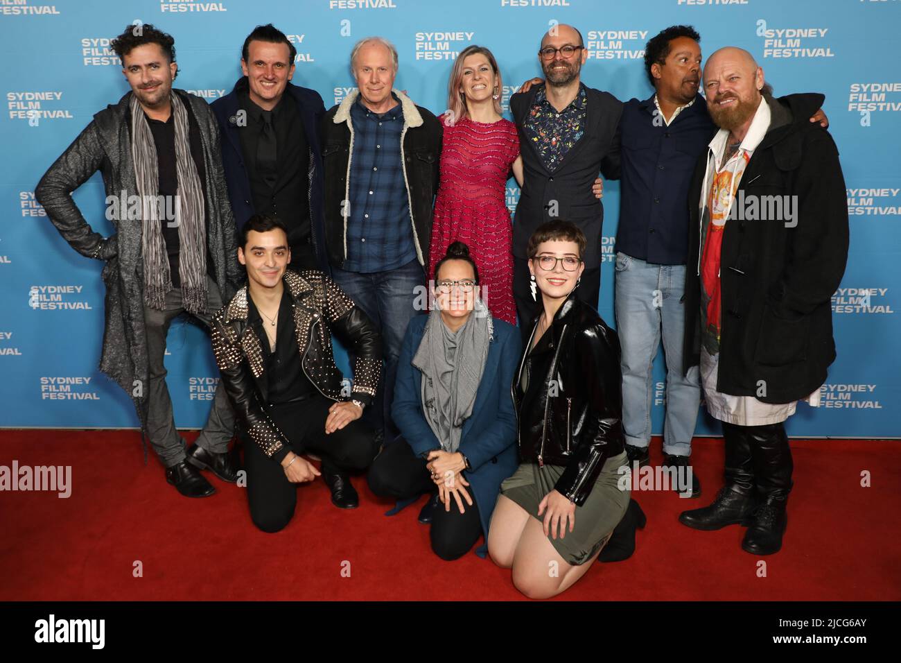 Sydney, Australia. 13th June 2022. Cast and crew from the film arrive ...