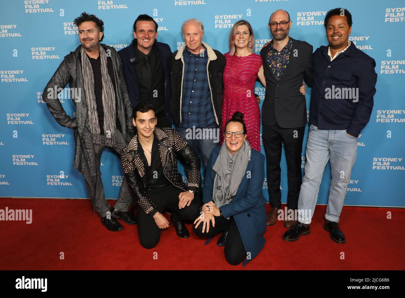 Sydney, Australia. 13th June 2022. Cast and crew from the film arrive ...