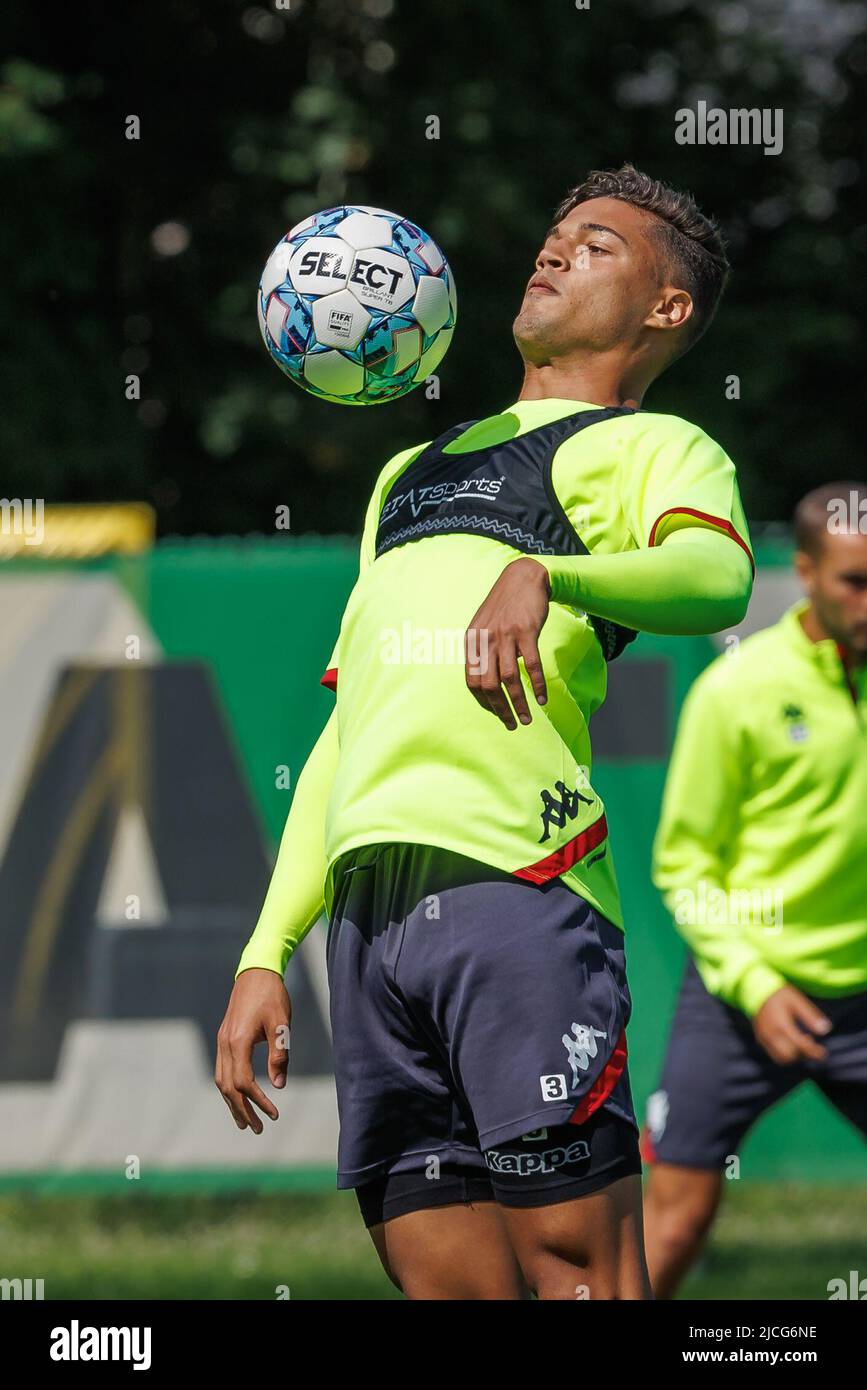 Brugge. Belgium, 13 June 2022, Cercle's David Sousa pictured in action ...