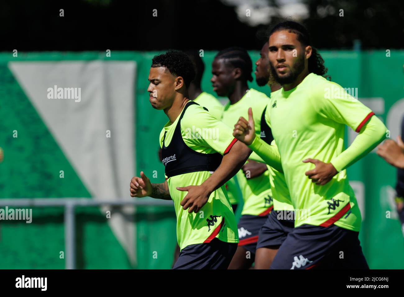 Brugge. Belgium, 13 June 2022, Cercle's new player Emilio Kehrer pictured during the first ...