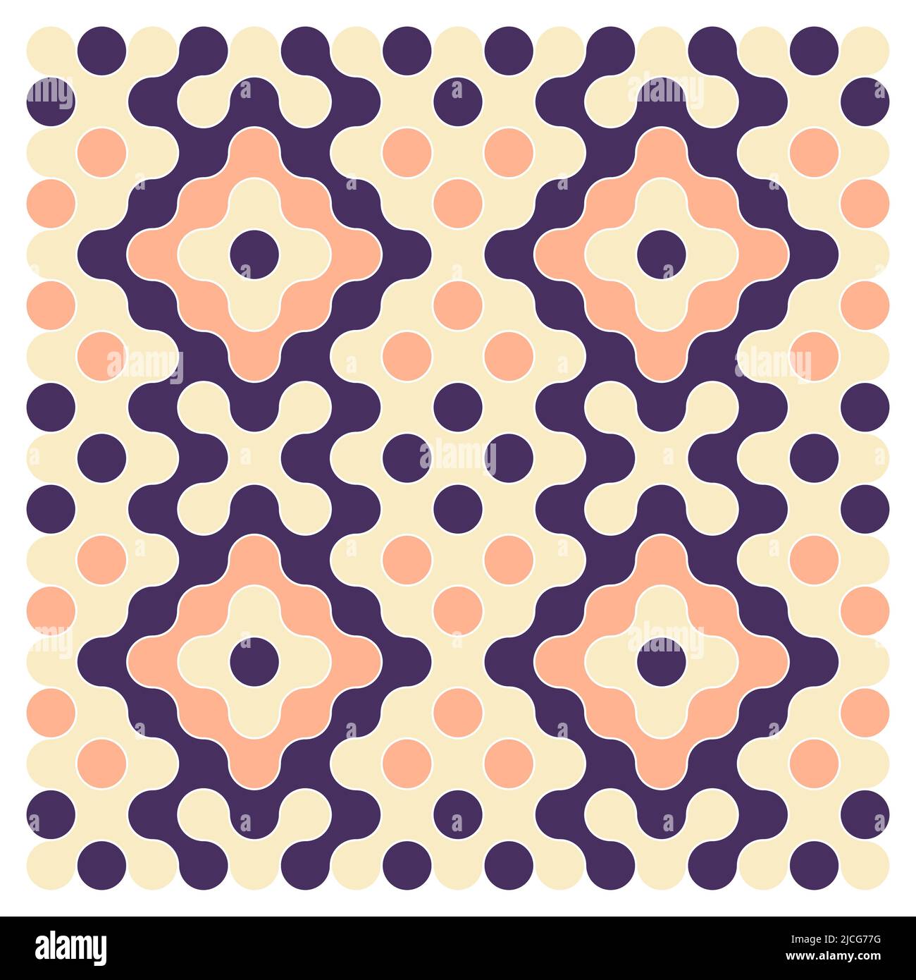 Random color rounded truchet tiling illustration Stock Vector Image ...