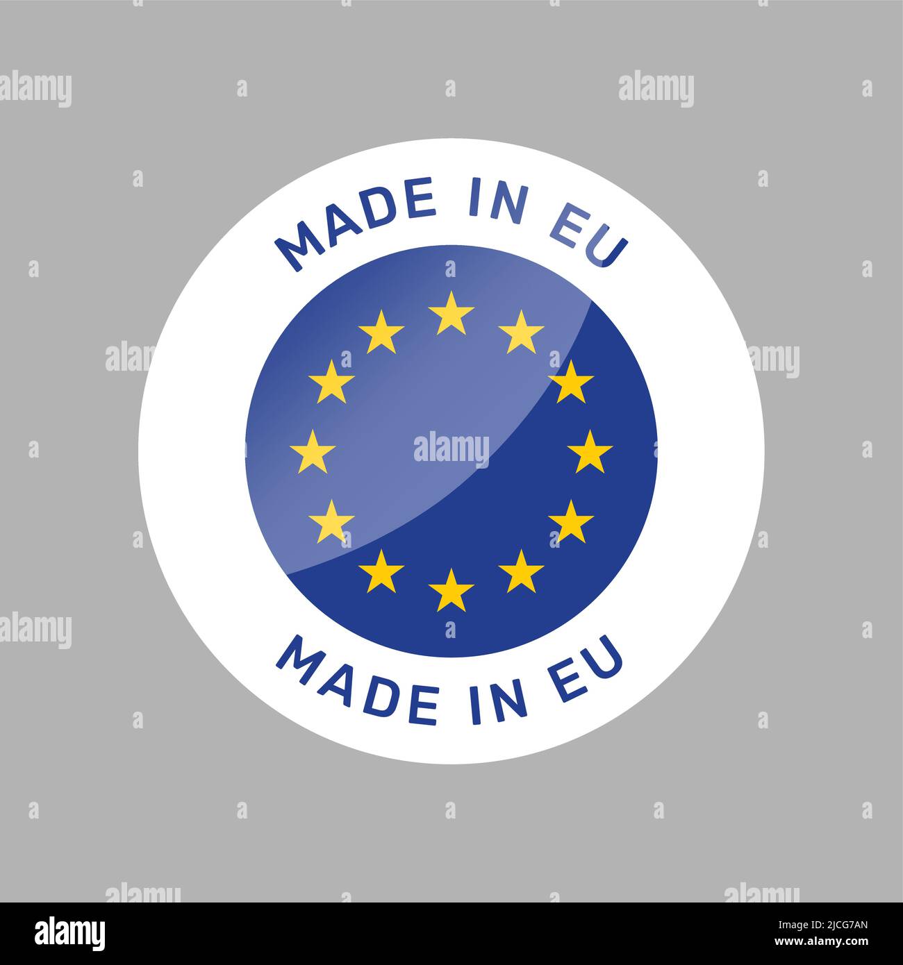 Eu label Stock Vector Images - Alamy