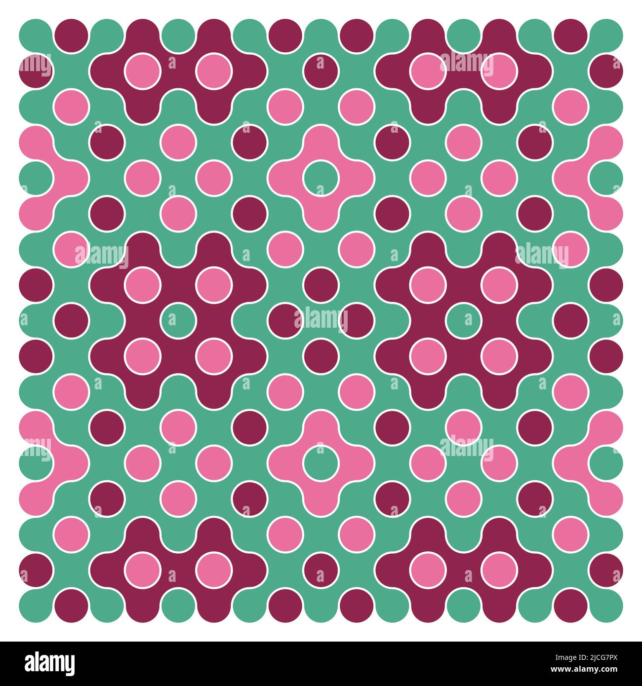 Random color rounded truchet tiling illustration Stock Vector Image ...