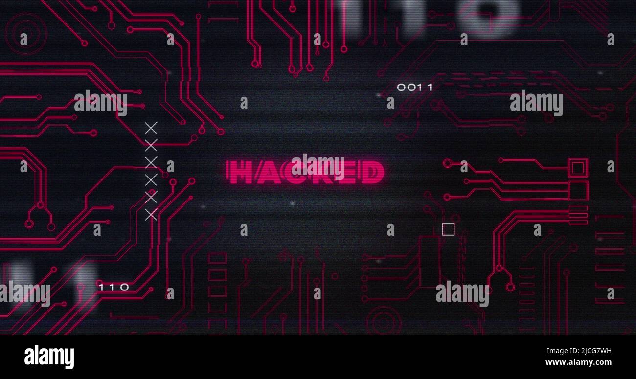 Hacked computer screen hi-res stock photography and images - Alamy