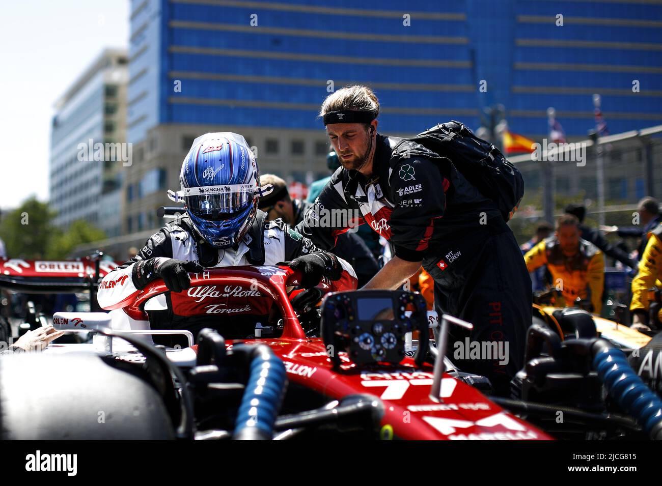 Baku, Azerbaijan - 12/06/2022, BOTTAS Valtteri (fin), Alfa Romeo F1 ...